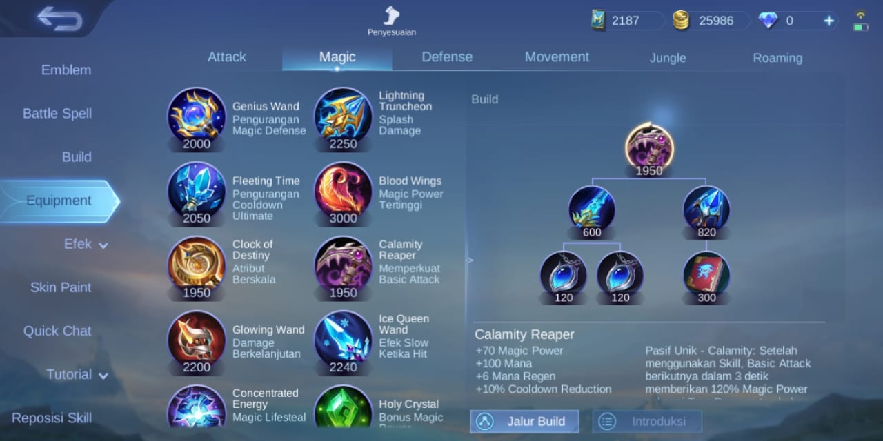 Build Joy Tersakit 2022 Ala Top Global MLBB