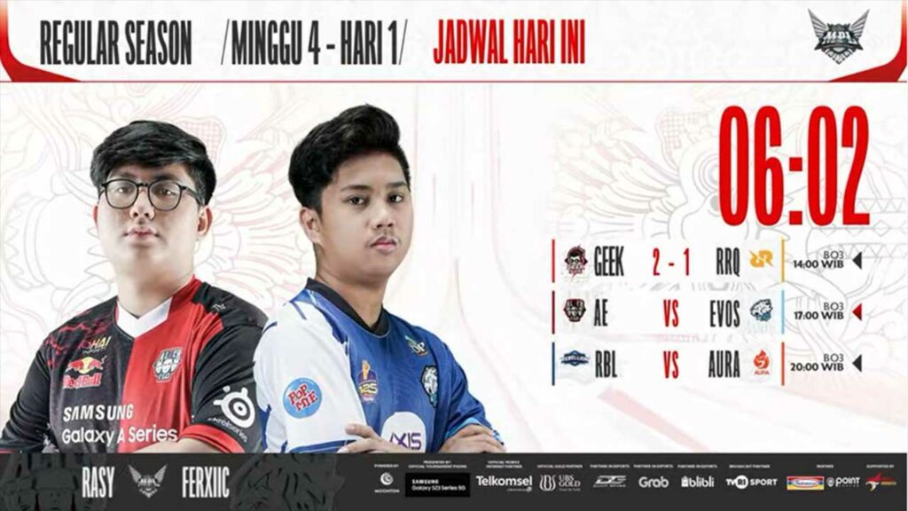 Hasil Alter Ego vs Evos di MPL ID S11 Regular Season Minggu ke-4